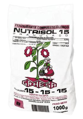 FERTILIZANTE Triple 15+15+15 x 1 Kg. - Lourdes Distribuidora